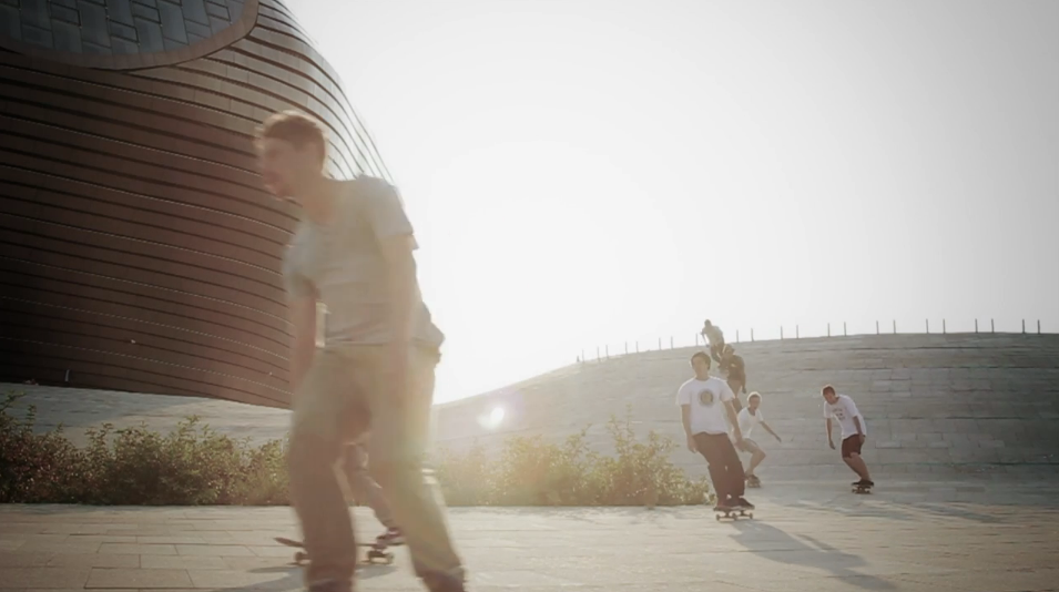 Ordos – skating inside the Mongolian ghost tow...