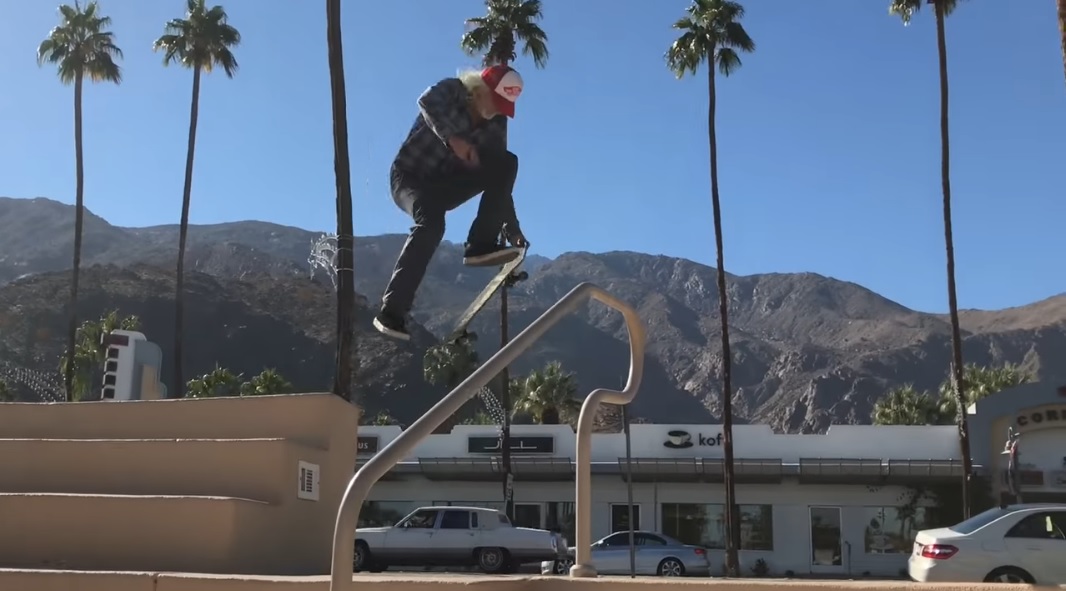 Neal Unger – 60 year old skating downtown Palm...